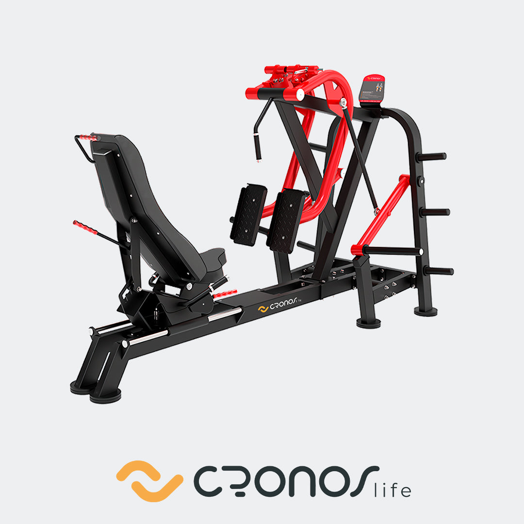 Prensa de Piernas Dual Horizontal – Cronos life